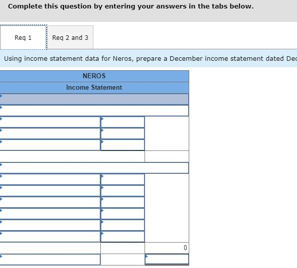Tableau DA 1-3: Mini-Case, Preparing an income | Chegg.com