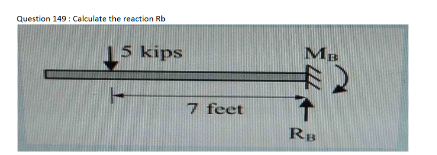 Solved Question 149 : Calculate the reaction Rb | Chegg.com