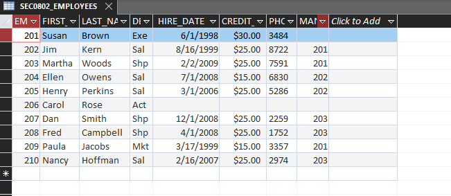 Solved Create a check constraint on the hire_date column of | Chegg.com