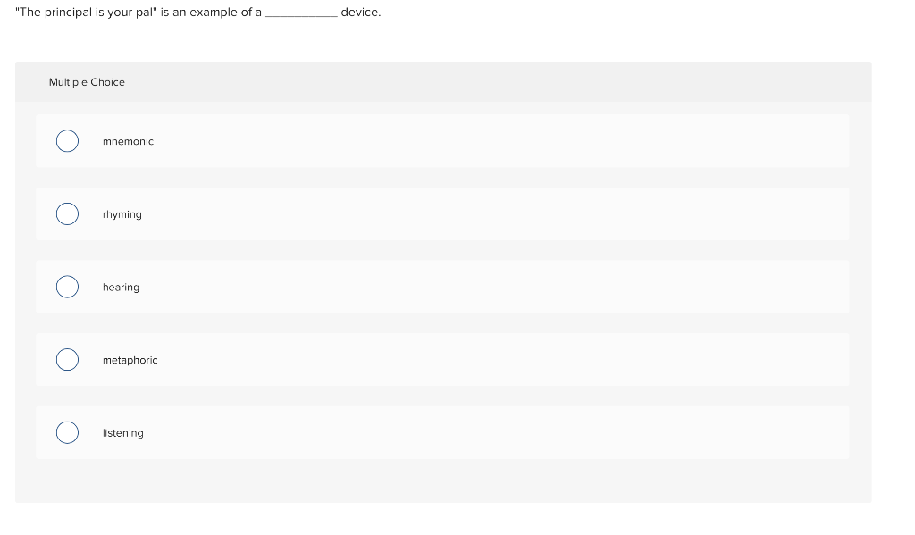Solved "The principal is your pal" is an example of a | Chegg.com