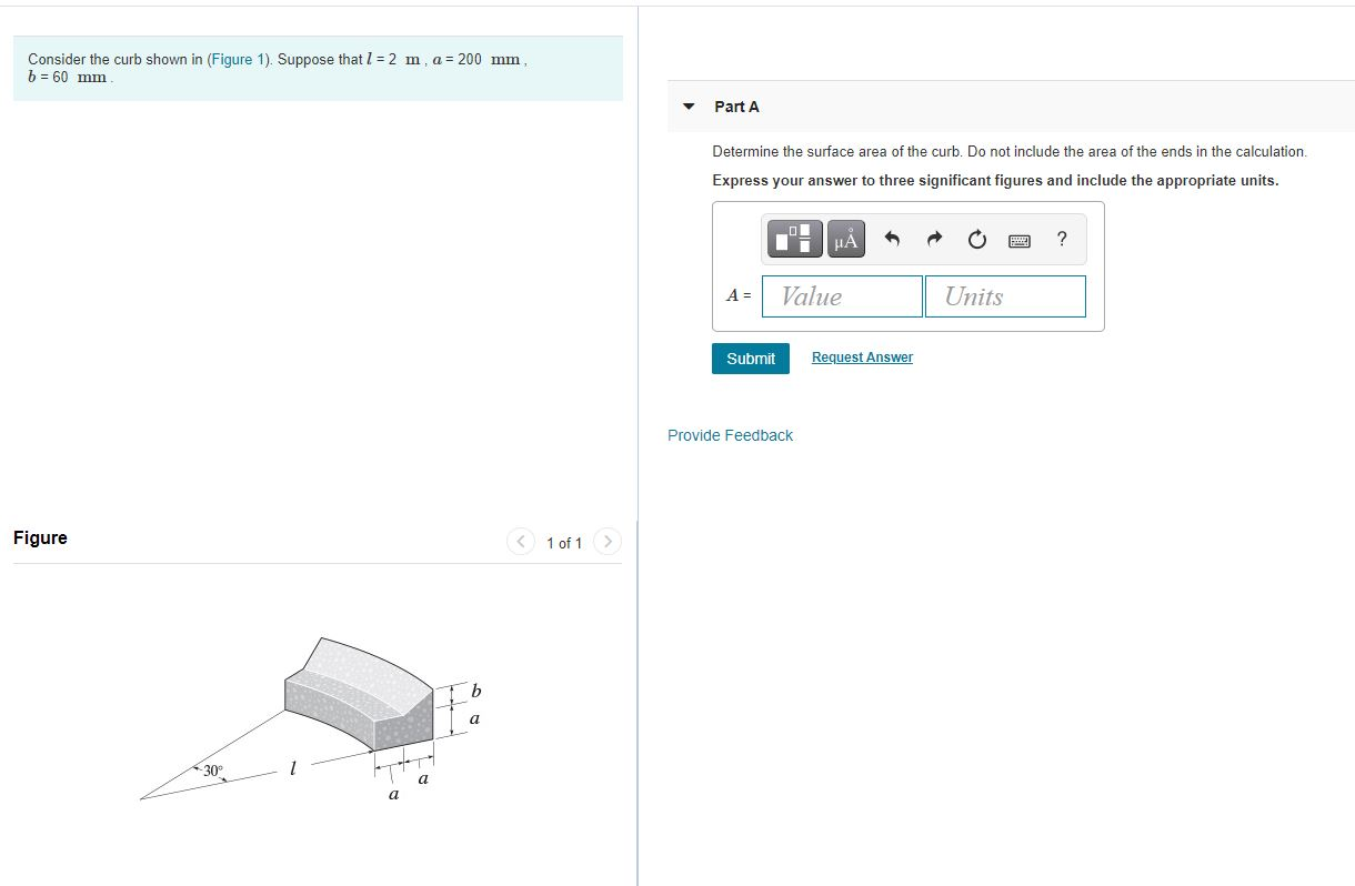 Solved Consider the curb shown in (Figure 1). Suppose that l | Chegg.com
