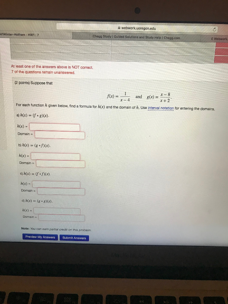Solved A webwork.uoregon.edu 41Winter-Hothern : HW1:7 Chegg | Chegg.com