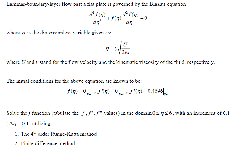 Solved Laminar-boundary-layer flow past a flat plate is | Chegg.com