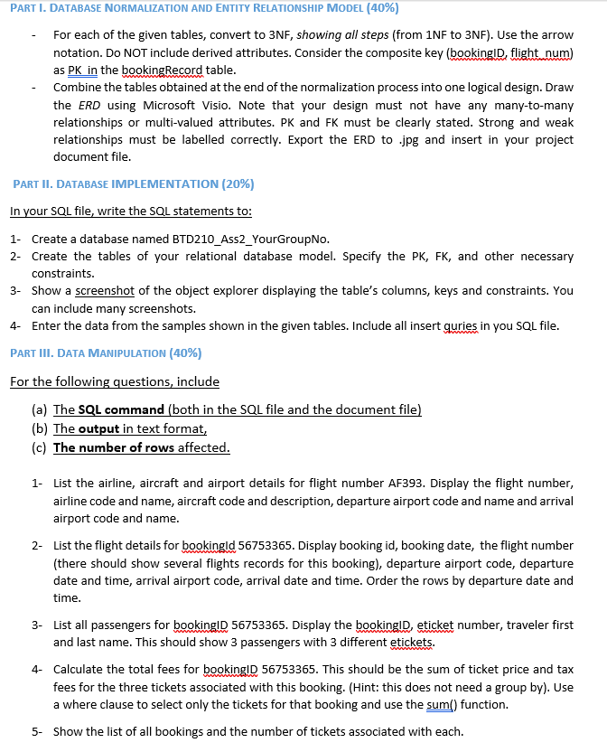 Solved PROJECT OVERVIEW The CheapFare airline reservation | Chegg.com