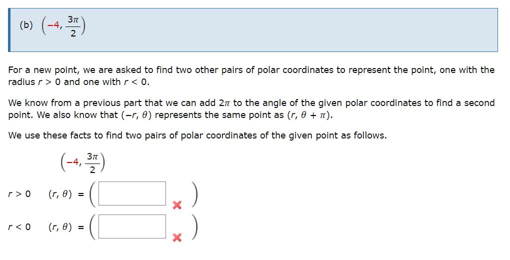 Solved b 4 31 For A New Point We Are Asked To Find Chegg