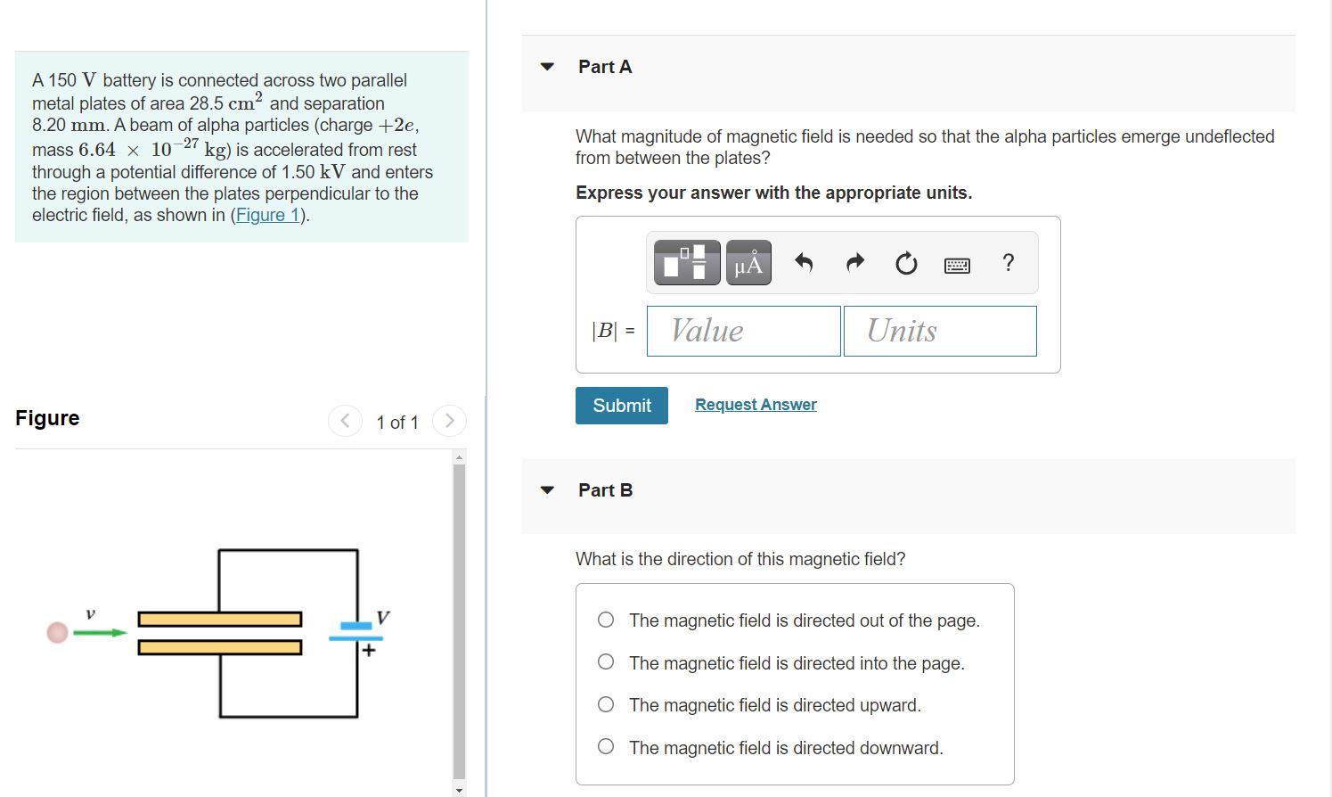 Solved Part A A 150 V battery is connected across two | Chegg.com