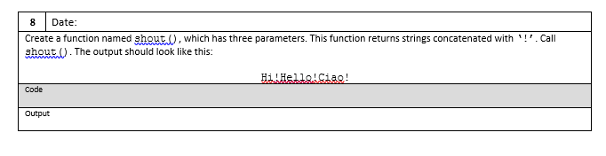 Solved 6 Date: Create a code (that is both effective and | Chegg.com
