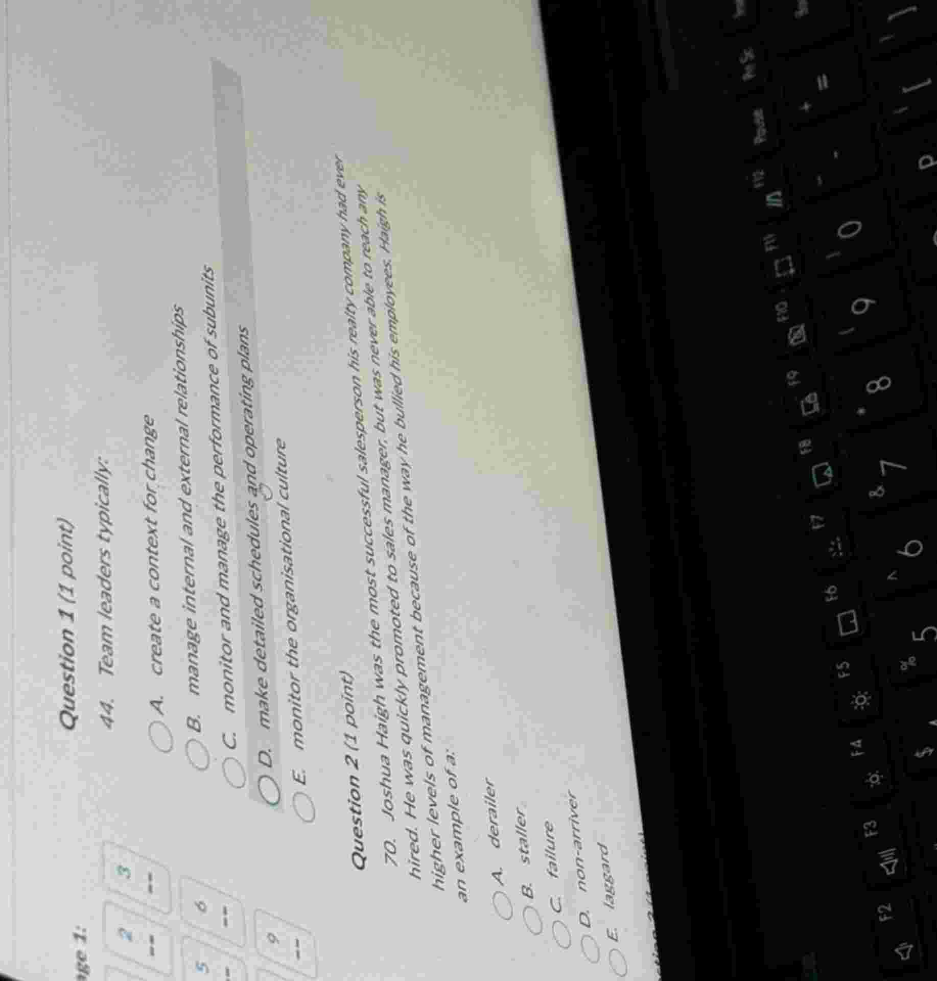 Solved Question 2 (1 ﻿point)70. ﻿Joshua Haigh was the most | Chegg.com