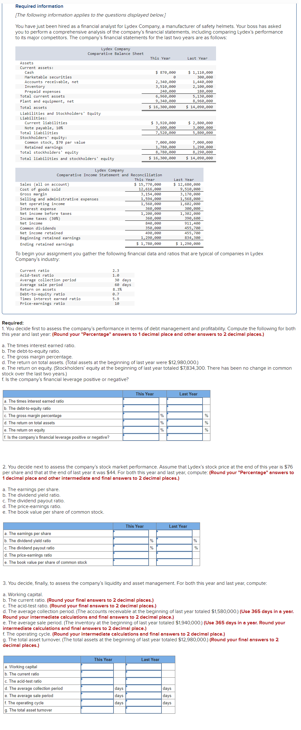 Solved You have just been hired as a financial analyst for | Chegg.com