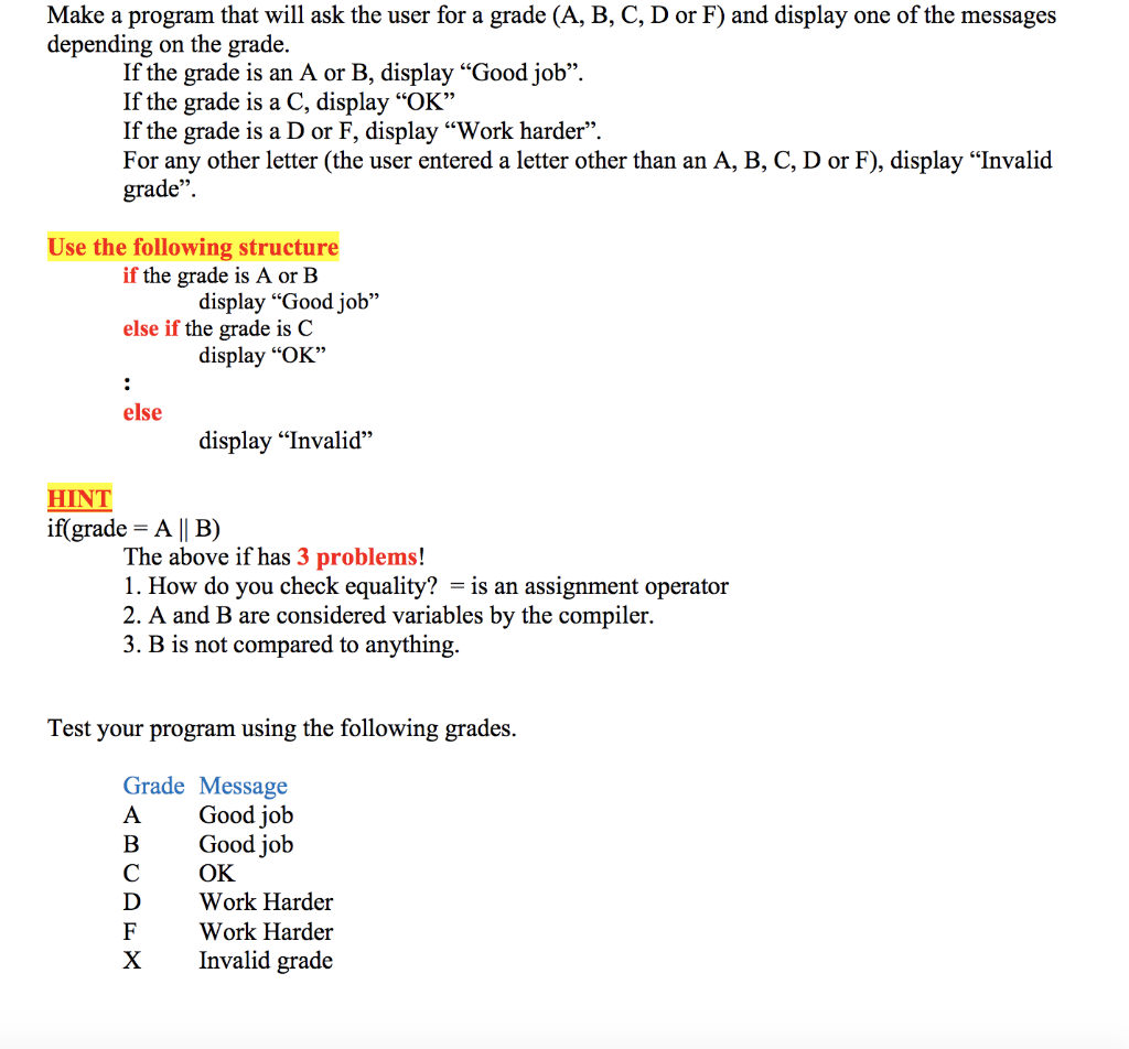 Solved Please Read Working Making Simple C Programs Using
