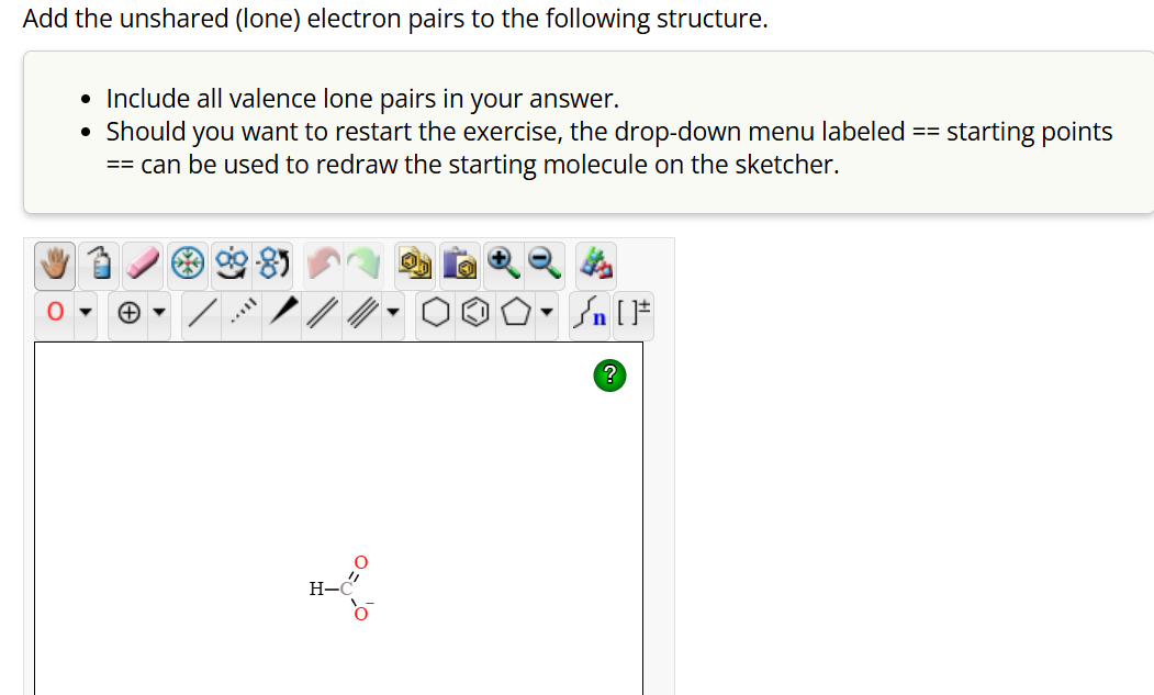 Solved Add the unshared (lone) ﻿electron pairs to the | Chegg.com
