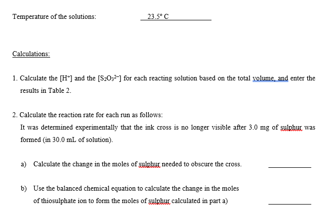 Solved CHEMICAL KINETICS Introduction The rates at which | Chegg.com