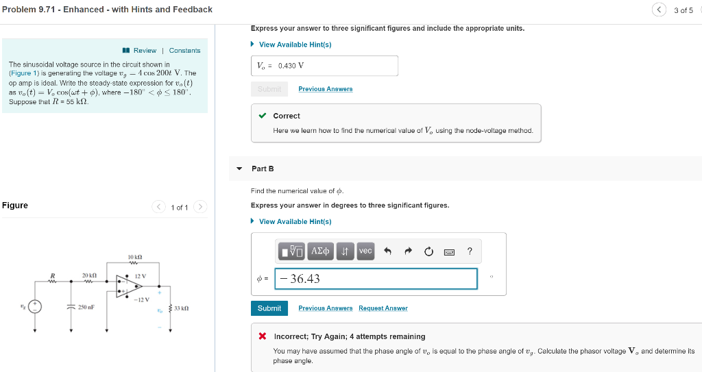 Solved Problem 9.71 - Enhanced - with Hints and Feedback 3 | Chegg.com Solved Problem 9.71 - Enhanced - with Hints and Feedback 3 | Chegg.com