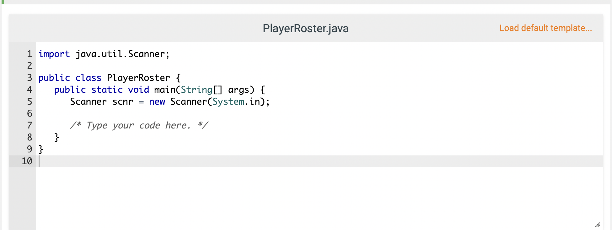 Solved IN JAVA (3) Implement the "Output roster" menu | Chegg.com