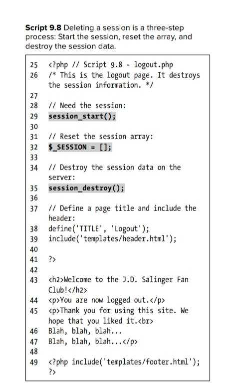 Solved In this assignment you need to recreate scripts 9.6 | Chegg.com