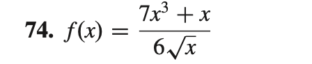 Solved f(x)= 7x3+x 6x2 ﻿ Find the derivative | Chegg.com