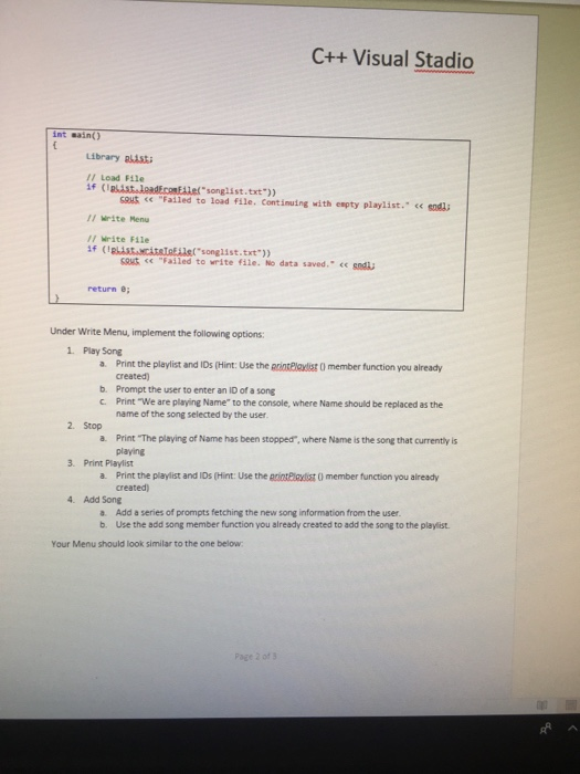 Solved C++ Visual Stadio Homework 10 (100 Points) 1J. This | Chegg.com