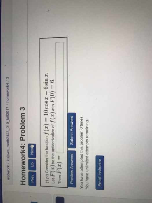 Solved Consider the function f(x) = 10 cos x - 6 sin x. Let | Chegg.com