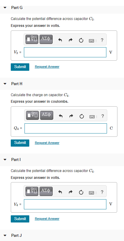 Solved In (Figure 1), C = C5 = 8.0 pF and C2 = C3 = C4 = 4.9 | Chegg.com