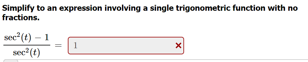 Solved Simplify to an expression involving a single | Chegg.com