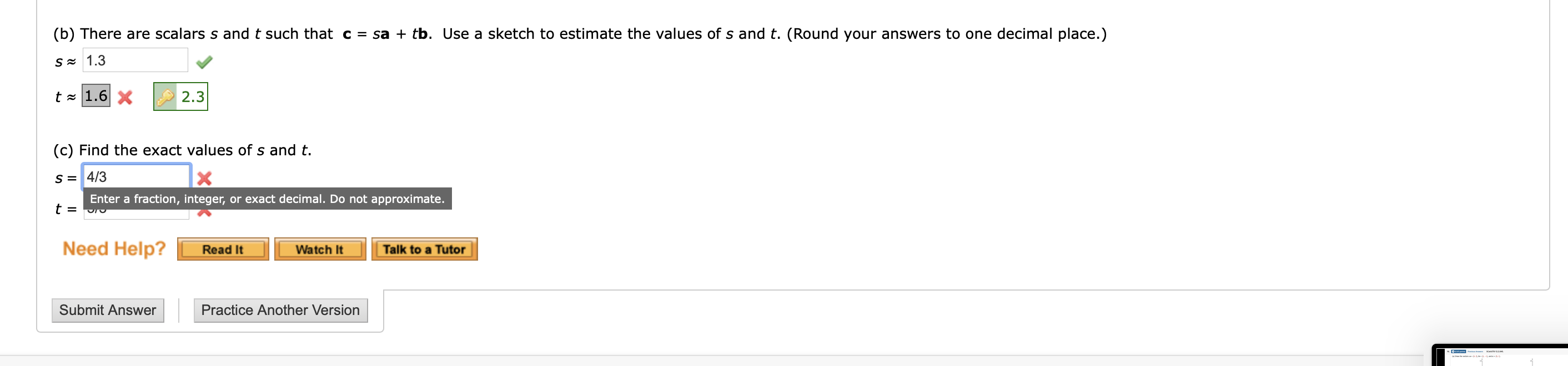 Solved 16. + 0.5/3 points Previous Answers CalcET8 12.2.045. | Chegg.com