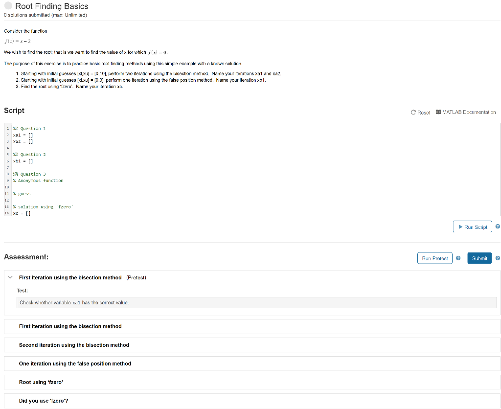 Solved This is a Matlab question please try to solve it only | Chegg.com
