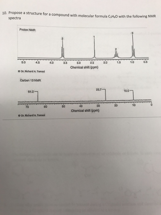 Solved Propose a structure for a compound with molecular | Chegg.com