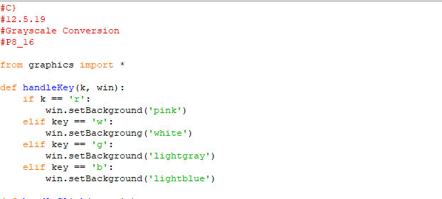 16. Modify the event_loop3 program to use the key as | Chegg.com