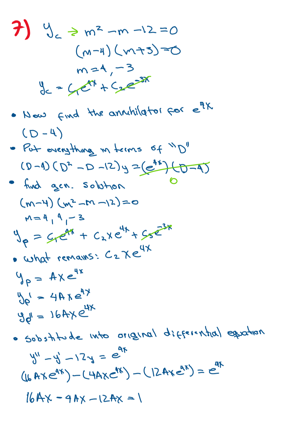 Solved Solve the following differential equations by the | Chegg.com