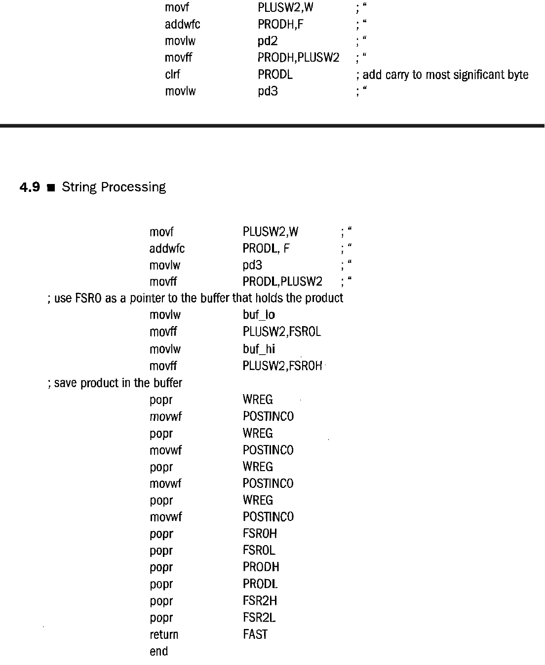 Write a subroutine that computes the product of two | Chegg.com