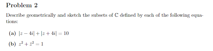 Solved Complex Variable, Show full step to both part of the | Chegg.com