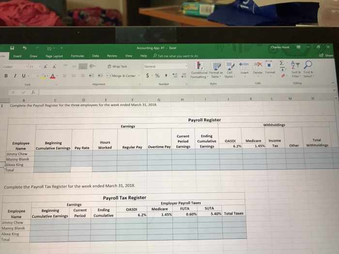 Solved Insert Draw Page Layout Formulas Data Review View | Chegg.com