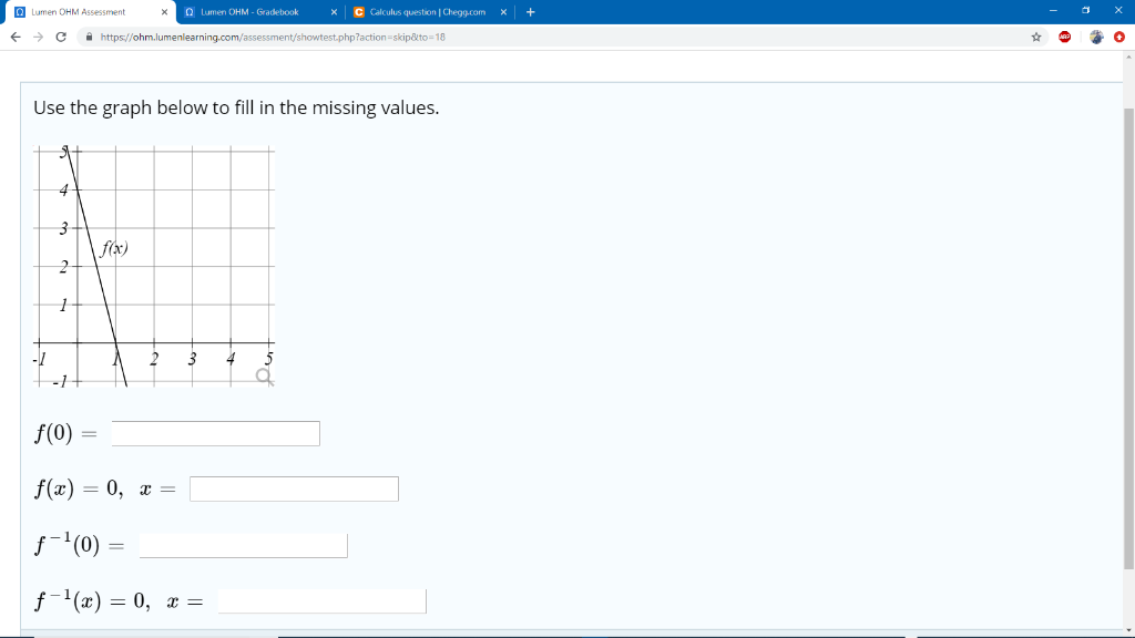 Solved 0 Lumen OHM-Gradebook C Calculus question l Chegg.com | Chegg.com
