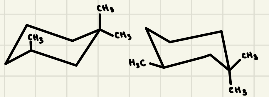 Solved Draw the two chair conformations of | Chegg.com
