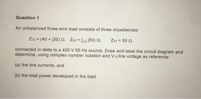 Solved Electrical circuits questions. | Chegg.com
