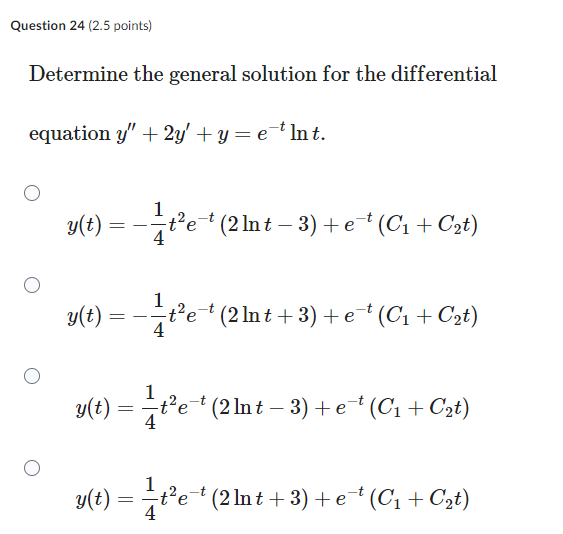 Solved Question 24 | Chegg.com