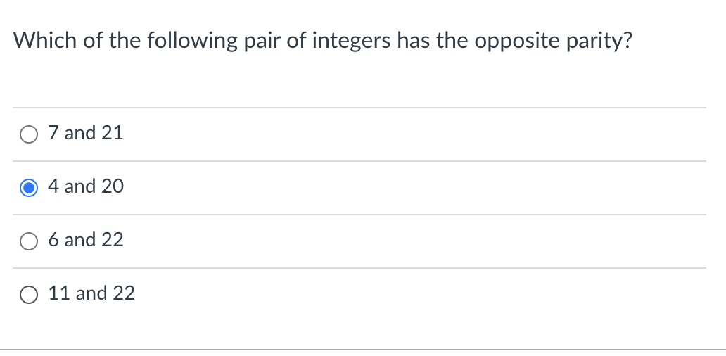 Solved Which of the following pair of integers has the | Chegg.com
