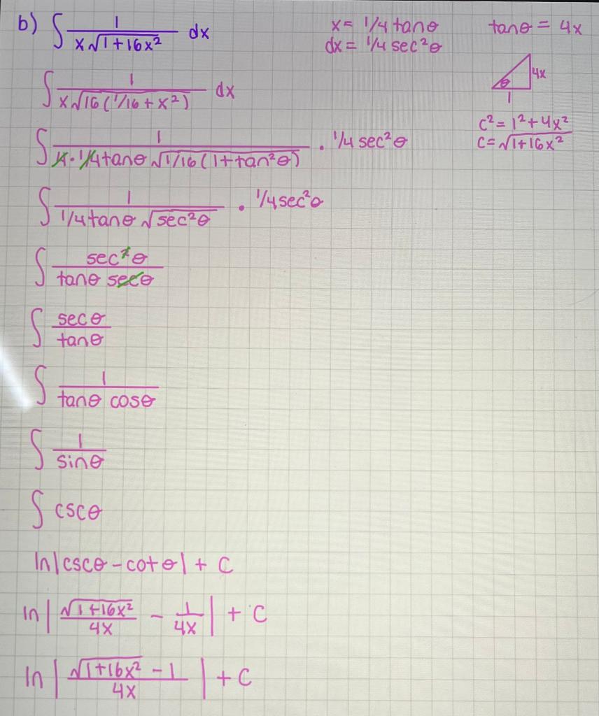 Solved Please help me with this Calculus 2 problem! I did | Chegg.com