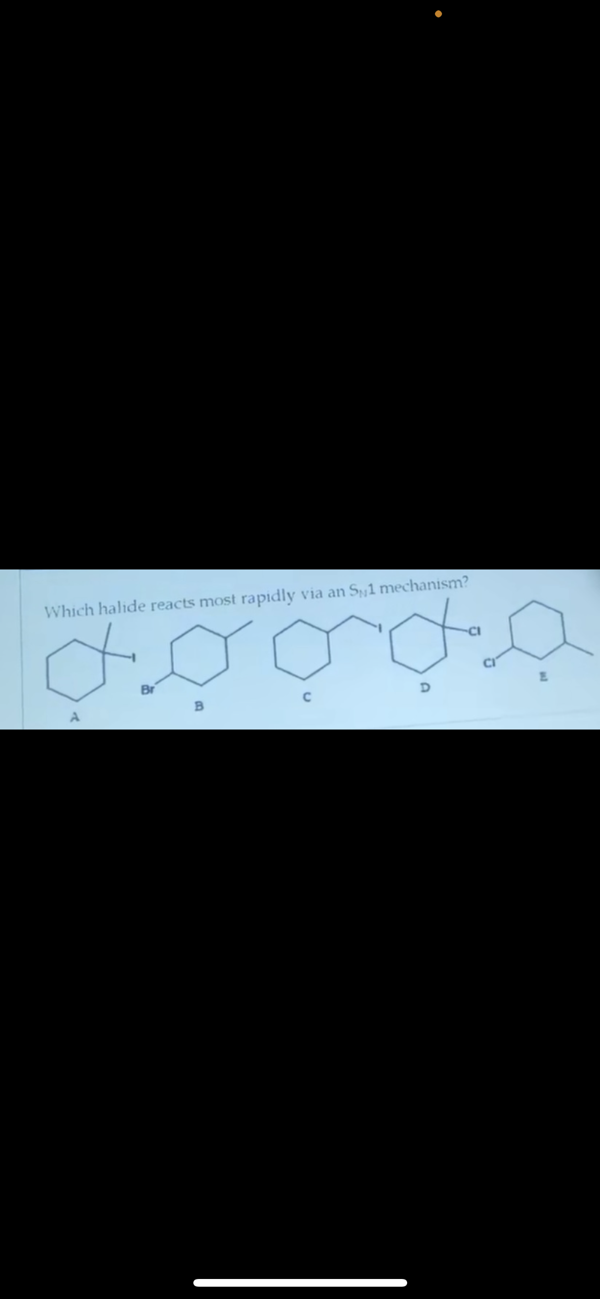 Solved .... . . ....i.do reacts most rapidly via an SN1 | Chegg.com