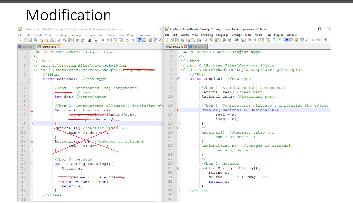 Solved Dupicate RationalModification File Edit Search View | Chegg.com