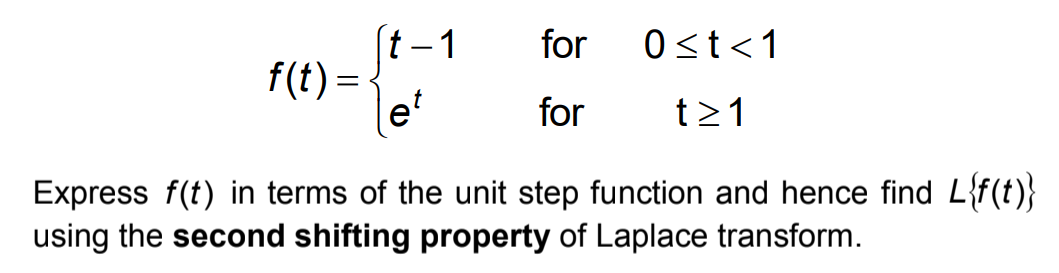 Solved (t-1 for 0 | Chegg.com