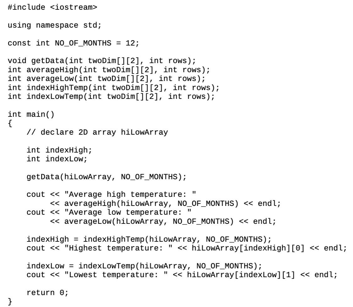 Solved Objective: C++ Array Activity: ** For each question, | Chegg.com