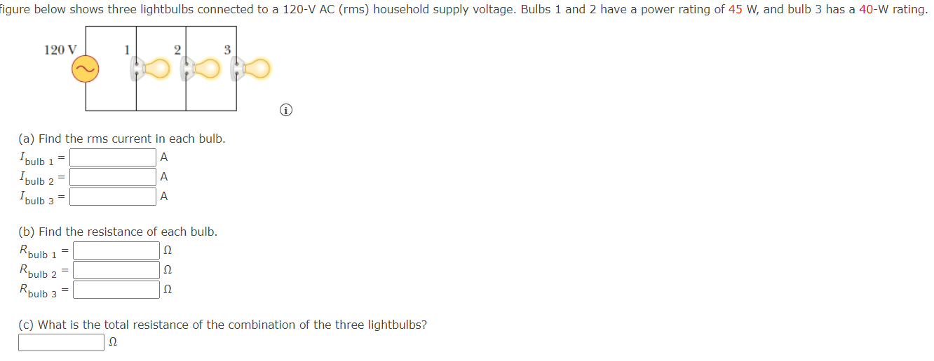 Solved figure below shows three lightbulbs connected to a | Chegg.com