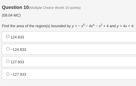 Solved Question 8(Multiple Choice Worth 10 points) (09.05 | Chegg.com
