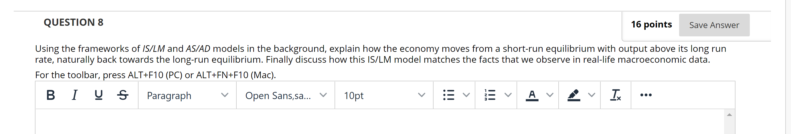 Solved QUESTION 8 16 points Save Answer Using the frameworks | Chegg.com