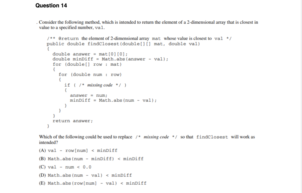 Question 12 Assume that a and b have been defined and | Chegg.com