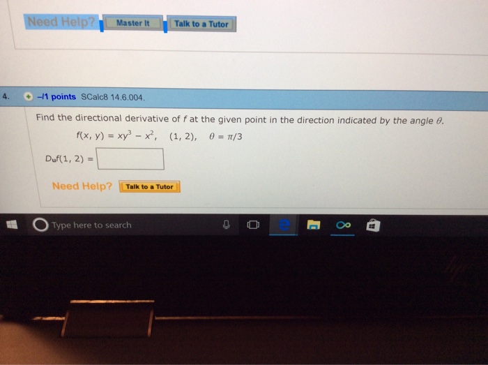 Solved Find the directional derivative of f at the given | Chegg.com