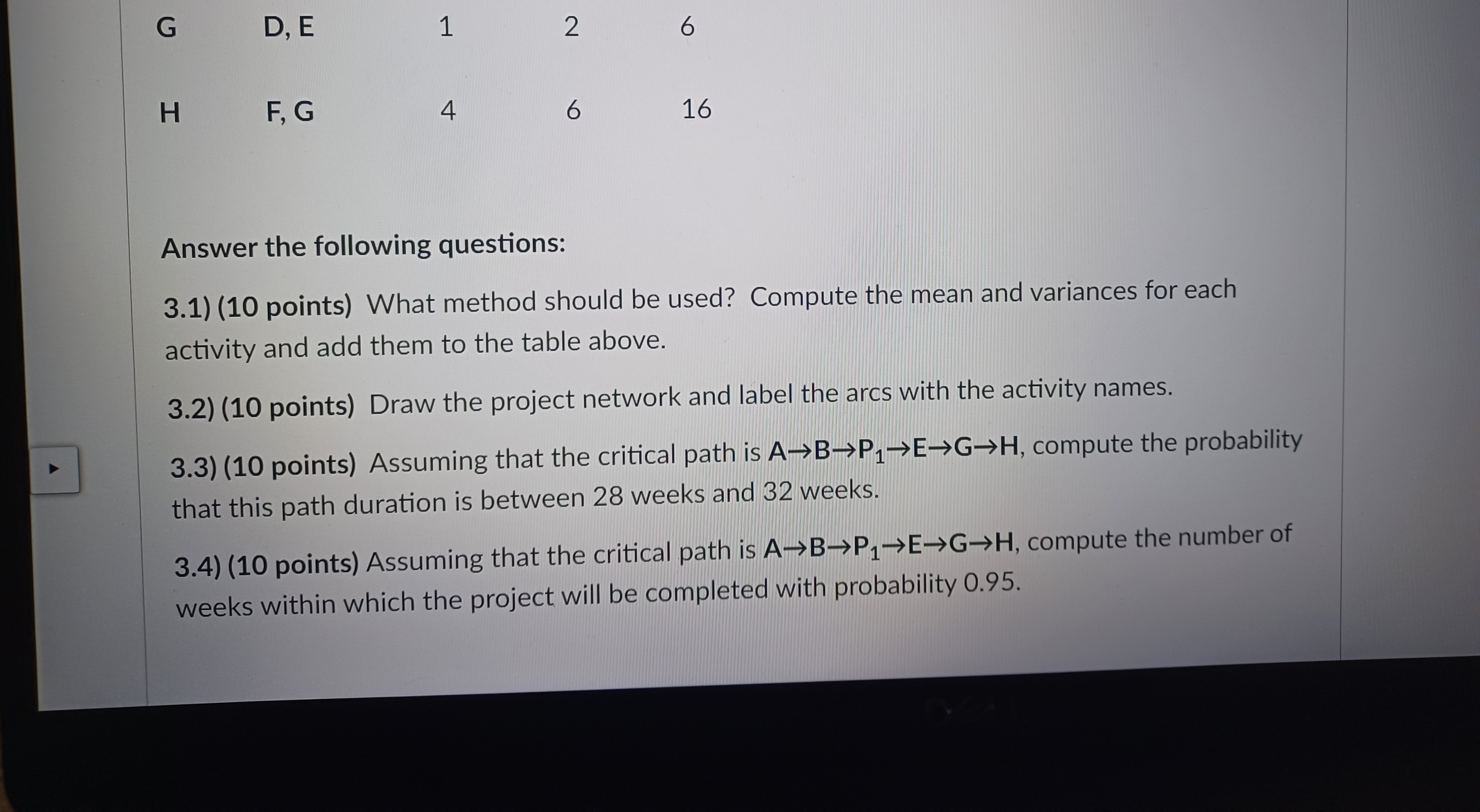 Solved 3) (extra credit) A company decides to plan a | Chegg.com