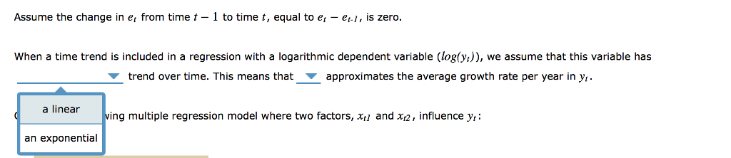 Solved 11. Characterizing trending time series Consider the | Chegg.com