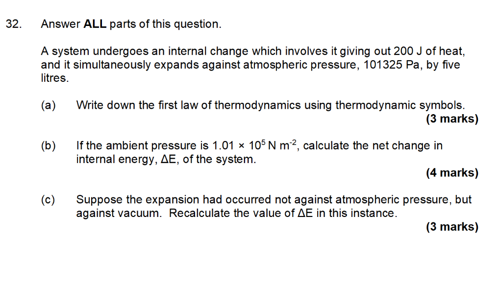 Solved 30. Answer BOTH parts of this question. (a) Entropy | Chegg.com